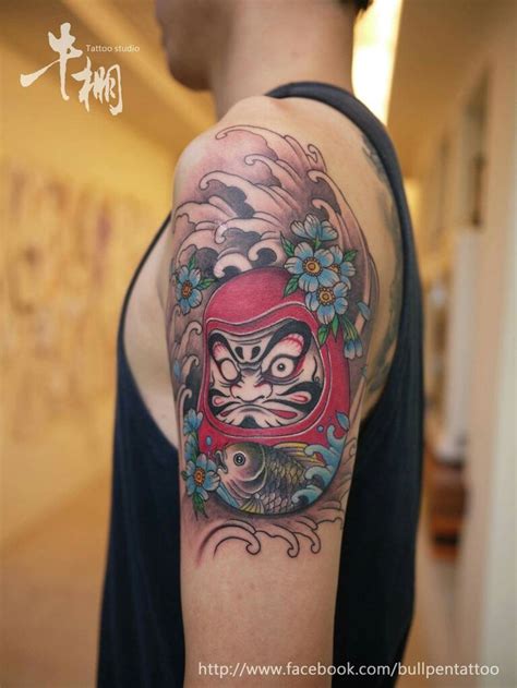 Pin By 丽江刺青工作室微信15999955381 On 达摩 Ta T Too Irezumi Tattoos Daruma