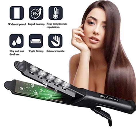 2 In 1 Hair Curler Flat Irons Gold Twist Hair Curl Vicedeal