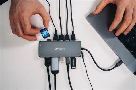 Verbatim USB C Pro Multiport Hub CMH Ports Up To Gbps Data Transfer Rate Up To K At
