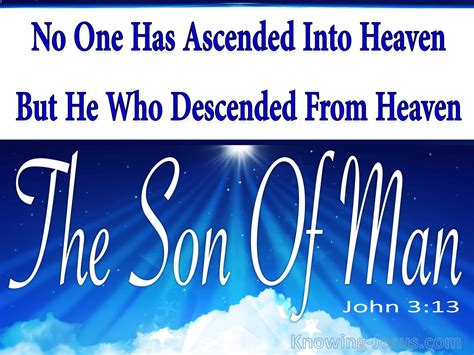 What Does John 3 13 Mean