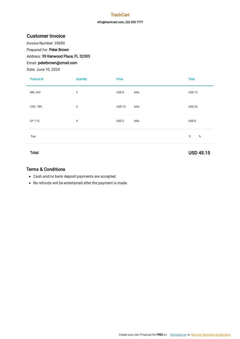 Freelance Invoice Template