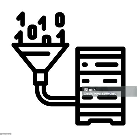 データ統合データベースの線アイコンベクターイラスト アイコンのベクターアート素材や画像を多数ご用意 アイコン イラストレーション