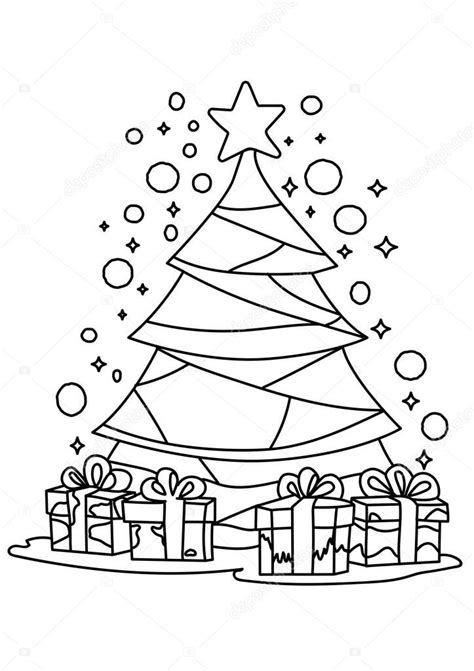 Diseño del árbol de Navidad Tarjeta de decoración de la temporada de Navidad feliz y tema de la