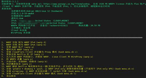 给 VPS 添加 WARP IPv4 IPv6 双栈网络出口解锁 NetflixChatGPTNewBing解除 Google 人机