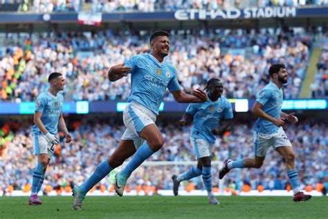 맨시티 4년 연속 Epl 우승 막판 대역주격 아스날 꺾고 역사 새워
