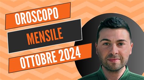 OROSCOPO Mensile OTTOBRE 2024 YouTube