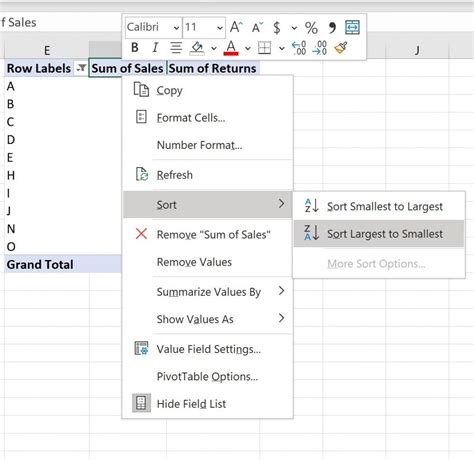 Excel How To Filter Top 10 Values In Pivot Table