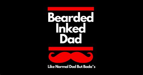 Bearded Inked Dad Bearded Inked Dad Pillow Teepublic