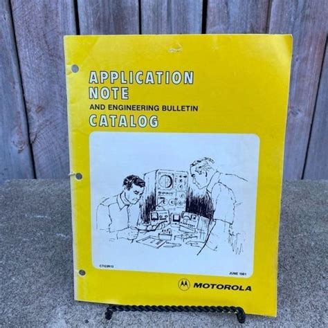 Vintage Accents 981vintage Motorolaapplication Note And Engineering Bulletin Catalog Poshmark