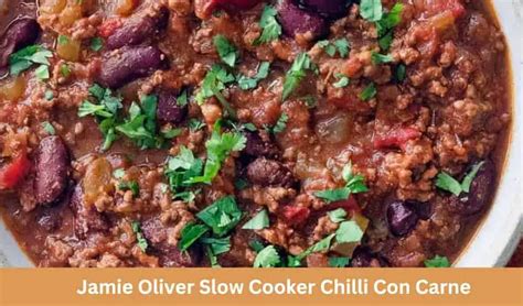 Jamie Oliver Slow Cooker Chilli Con Carne Recipe 🌶️🥘 British Recipes Book