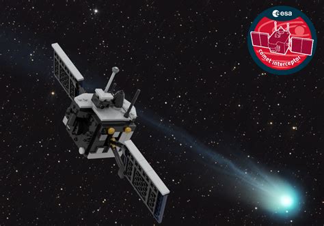 Lego Moc Comet Interceptor And Probes By Orchardbuilds Rebrickable