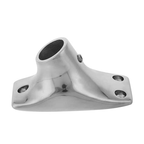 Worgeous Stainless Steel Flag Pole Base For Marine Secure Flag Mounting Bracket Flagpole Base