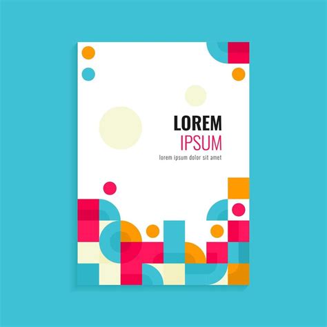 Abstract Geometric Rounded Square Mosaic For Book Cover Or Poster 56839628 Vector Art At Vecteezy