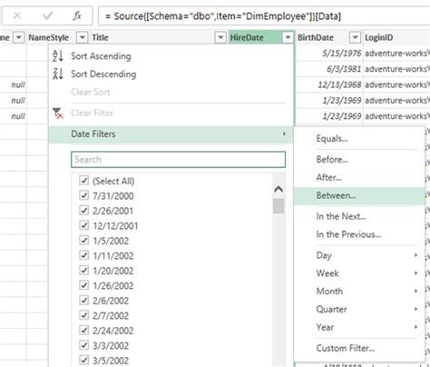 Power Query Controlling M Query Functions W User Driven Parameters