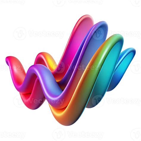 Beautiful Artistic An Abstract Representation Of Sound Waves Using Vibrant Colors And Flowing