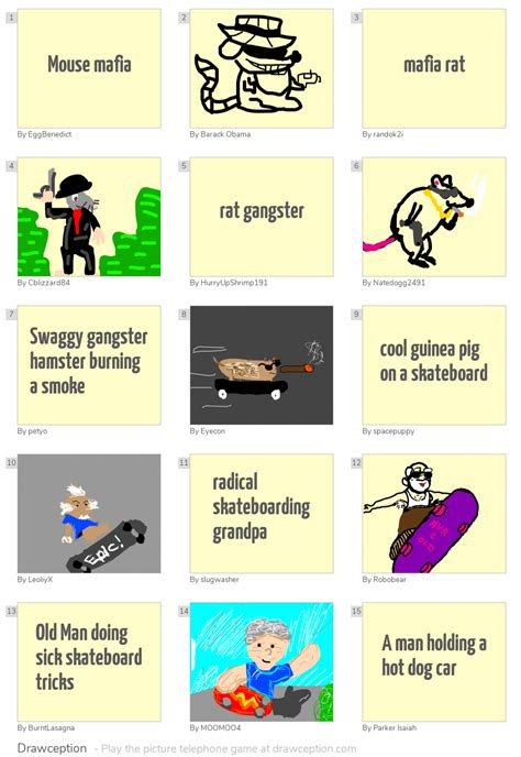 Mouse Mafia Drawception