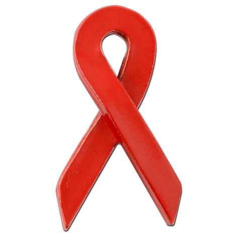 Red Awareness Ribbon Lapel Pin Pinline