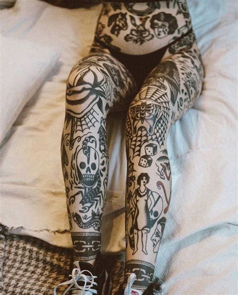 Black And Grey Traditional Siyah Dövmeler Tattoo Kol Dövmeleri