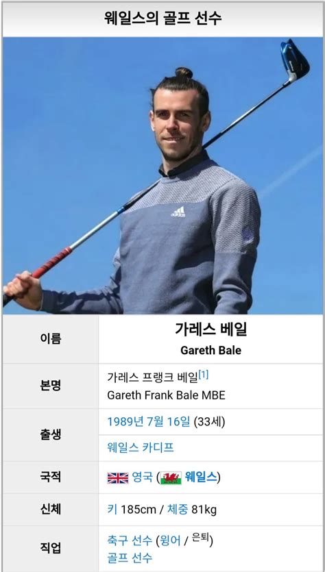 가레스 베일 나무위키 근황 유머움짤이슈 에펨코리아
