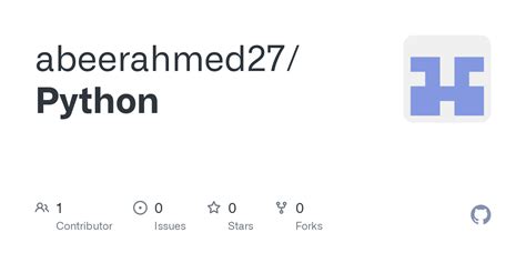GitHub Abeerahmed Python