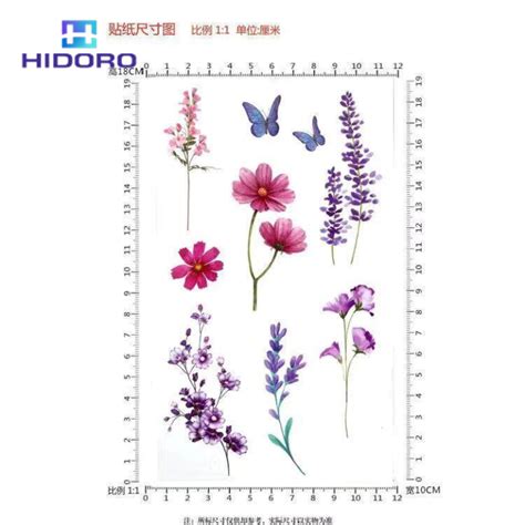 Hidoro Temporary Tattoo Sticker Waterproof Long Lasting Female Clavicle