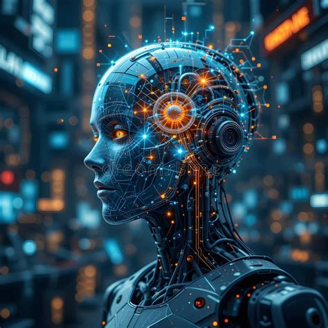 Artificial Intelligence Concept Smart Technology Machine Learning And Digital Automation