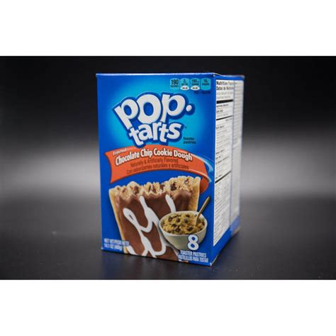 Pop Tarts Frosted Chocolate Chip Cookie Dough 8 Pack 384g Usa Bruce