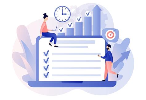 Premium Vector Productivity Concept Discipline Time Management