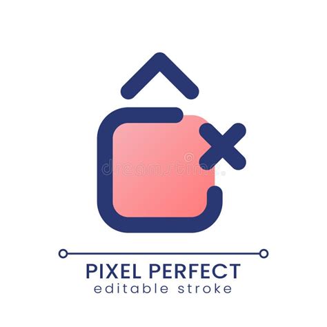 Remove Jump Animation Effect Pixel Perfect Gradient Fill Ui Icon Stock