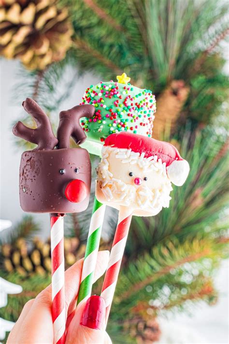 Christmas Marshmallow Pops Xoxobella