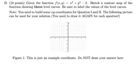 Solved II 10 Points Given The Function F X Y X2 Y2 2 Chegg