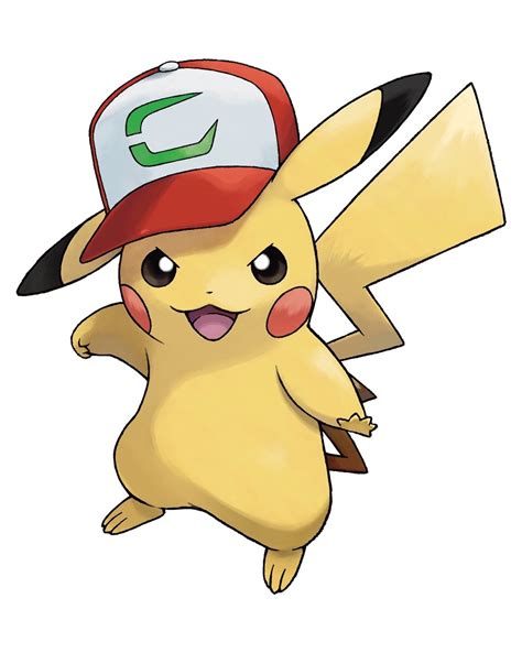 Welcome — High Quality Official Artwork Of Movie Cap Pikachu