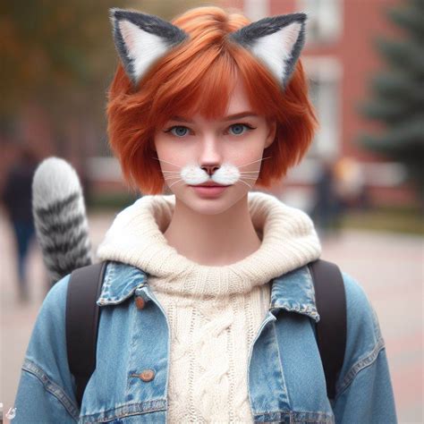 Cute Red Haired Catgirl 14 By Mysticnitekatt On Deviantart