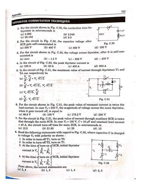 Thyristor Commutation Techniques Pdf Electrical Engineering