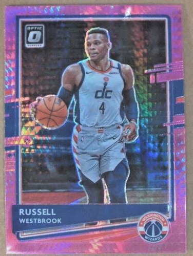 Bk Russell Westbrook Donruss Optic Hyper Pink Ebay