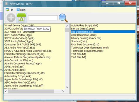Trimming Right Click New Menu Solved Windows 10 Forums