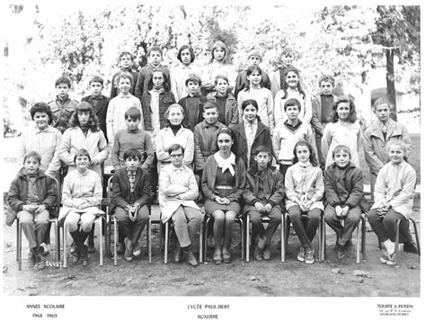 Photo De Classe Classe De 6eme 7 De 1968 Collège Paul Bert Copains D