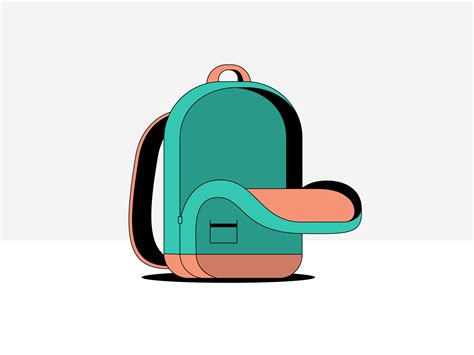 Empty Backpack Cartoon At Benjamin Marcial Blog