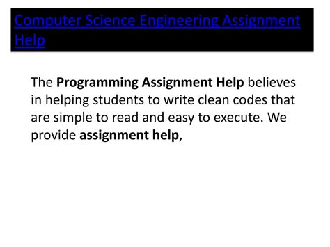 Ppt Computer Science Assignment Helpdbasdebsdappt Powerpoint Presentation Id11163399