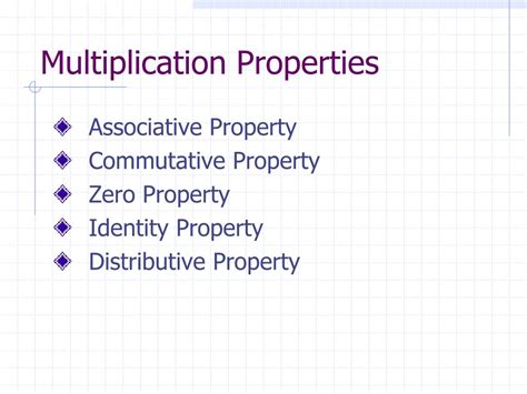 PPT Multiplication Properties PowerPoint Presentation Free Download ID 3225496