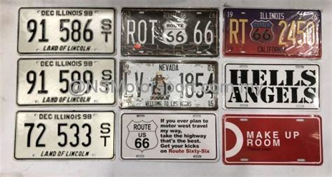 Aluminum Metal License Plate Sign Tag Decorative Novelty P1205545 Ns