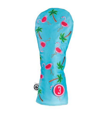 Pins And Aces Dancing Flamingo Fairway Headcover Lt Golf Shop