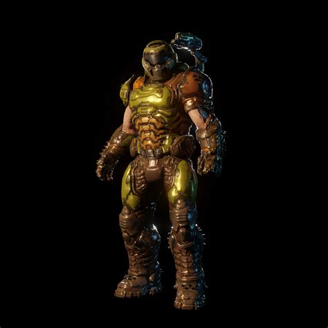 Artstation Doom Slayer Render