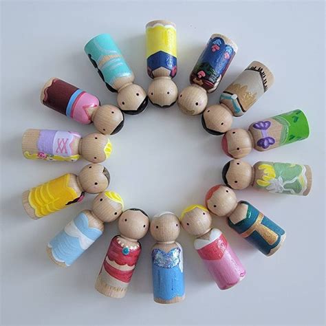 Princess Peg Doll Etsy