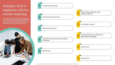 strategies used to implement effective referral marketing ppt