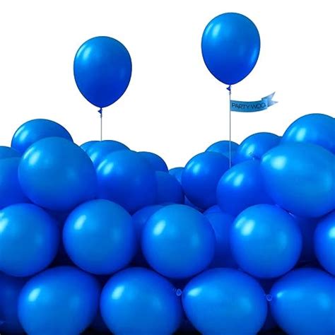 Partywoo Royal Blue Balloons 120 Pcs 5 Inch Dark Blue Balloons Blue