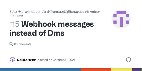 Webhook Messages Instead Of Dms · Issue 5 · Solar Helix Independent