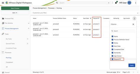 alfresco docs overview of processes