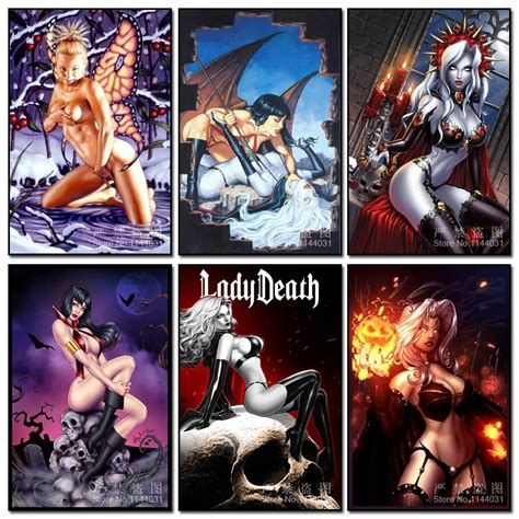 Full D Diamond Embroidery Cartoon Sexy Skull Girl Diamond Painting Diamond Mosaic Crafts Gifts
