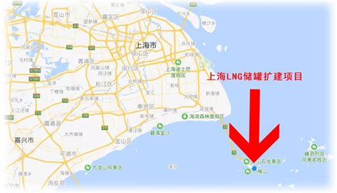 这里是上海市重点工程——洋山lng扩建项目储罐
